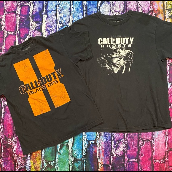 Call of Duty | Shirts | Call Of Duty Cod Bundle Black Ops S Ii Ghost L ...